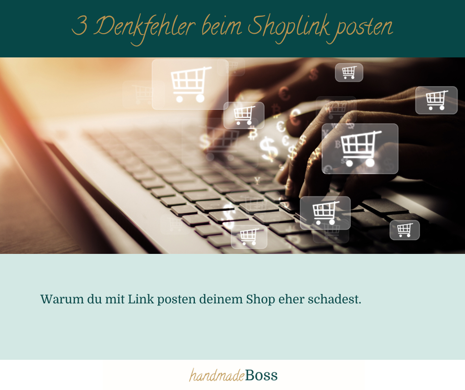 Shoplink posten - 3 Gründe dagegen | handmadeboss.de